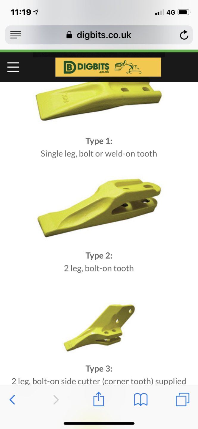 Where can I get one of these digger bucket teeth? | The Farming Forum