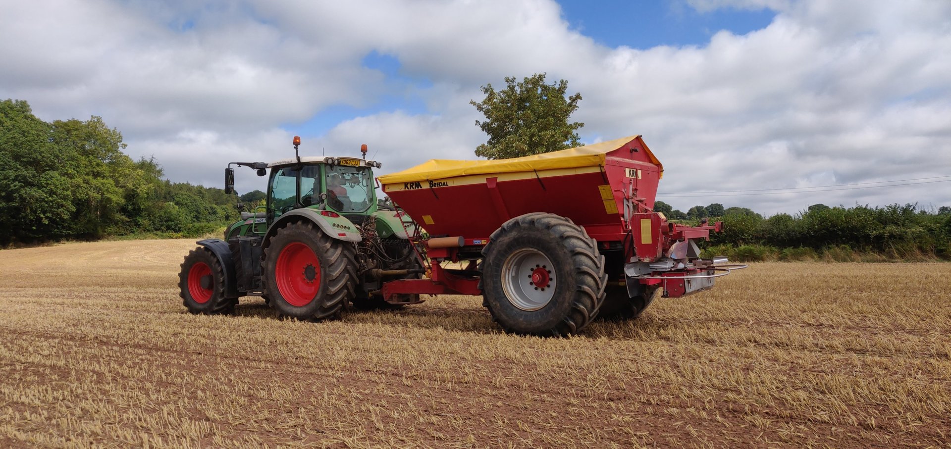 KRM K 85 Lime spreader. Vari rate ready. | The Farming Forum