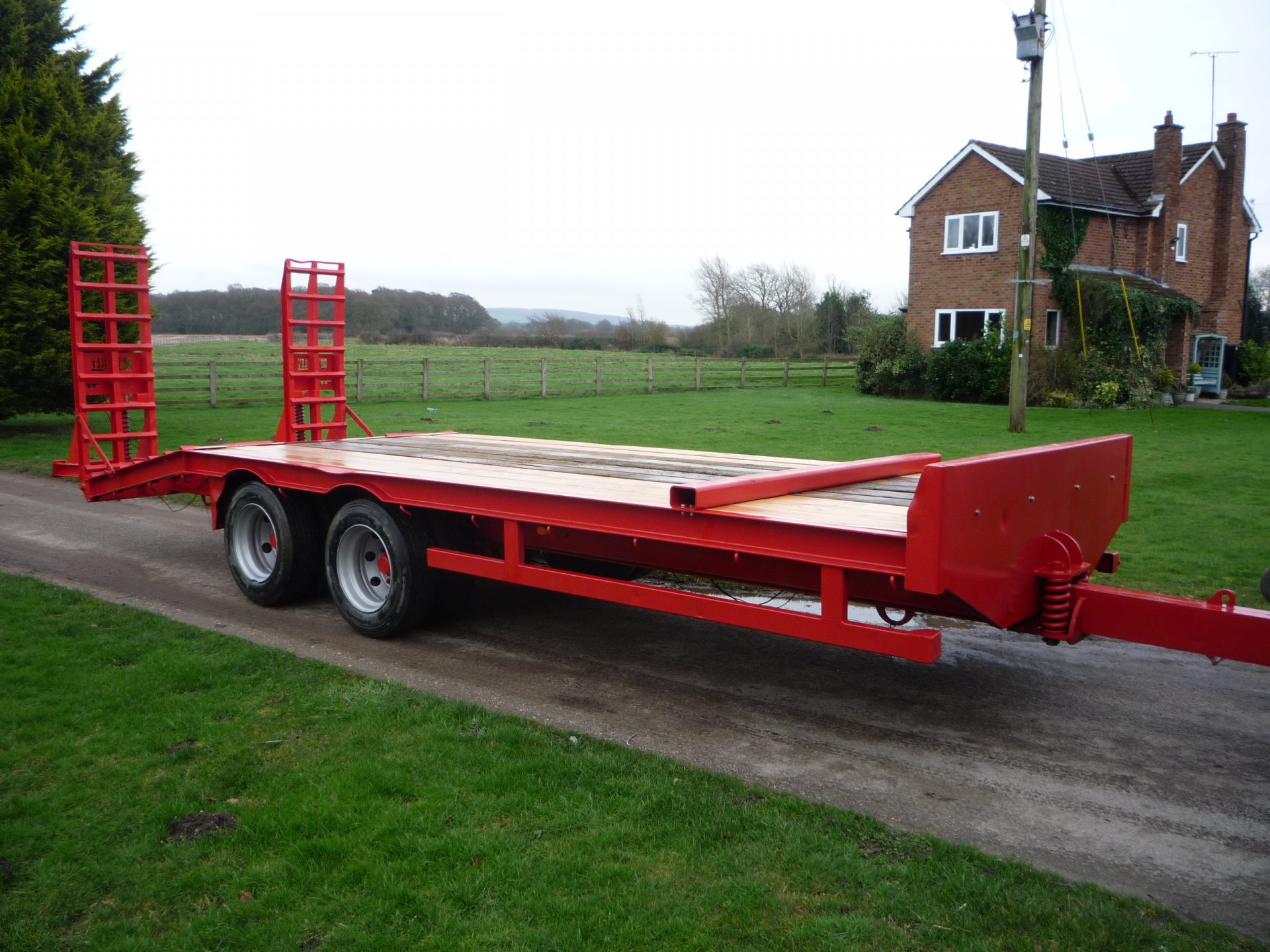 Low loader trailer for 16t digger | The Farming Forum