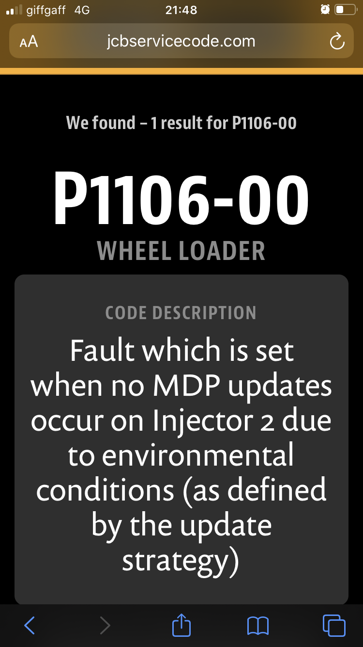 Need Help For JCB Telehandler Fault Codes The Farming Forum