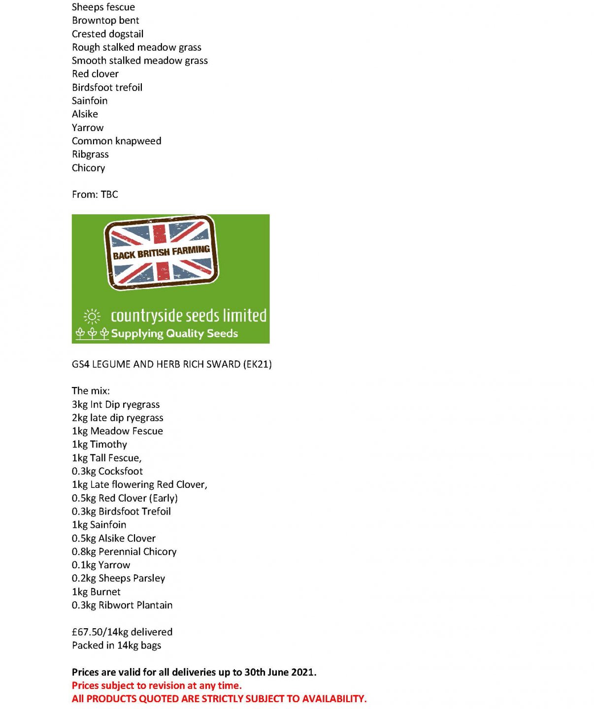 GS4 Legume and herb-rich mixtures | The Farming Forum