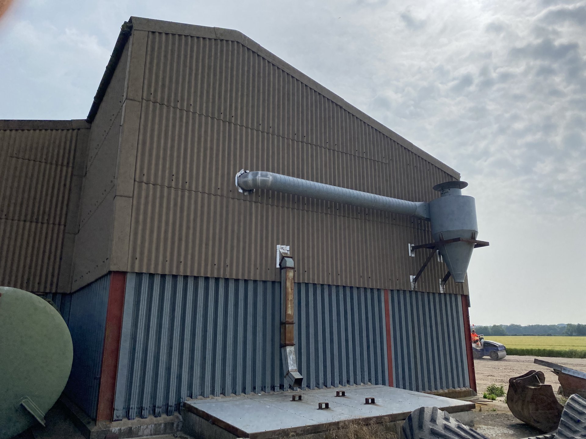 Grain drier or intake building | The Farming Forum